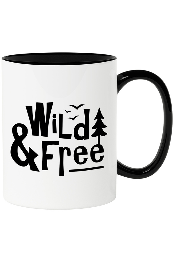 Storygift Romania Mug With Text In English Wild And Free Adventurous ...