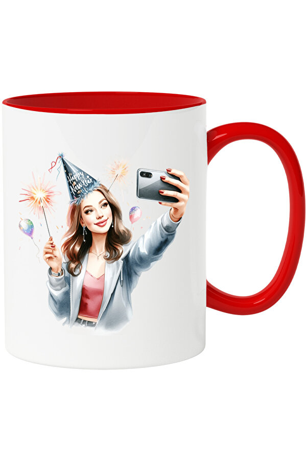 Storygift Romania Mug With A Beautiful Girl Taking A Selfie Phone ...