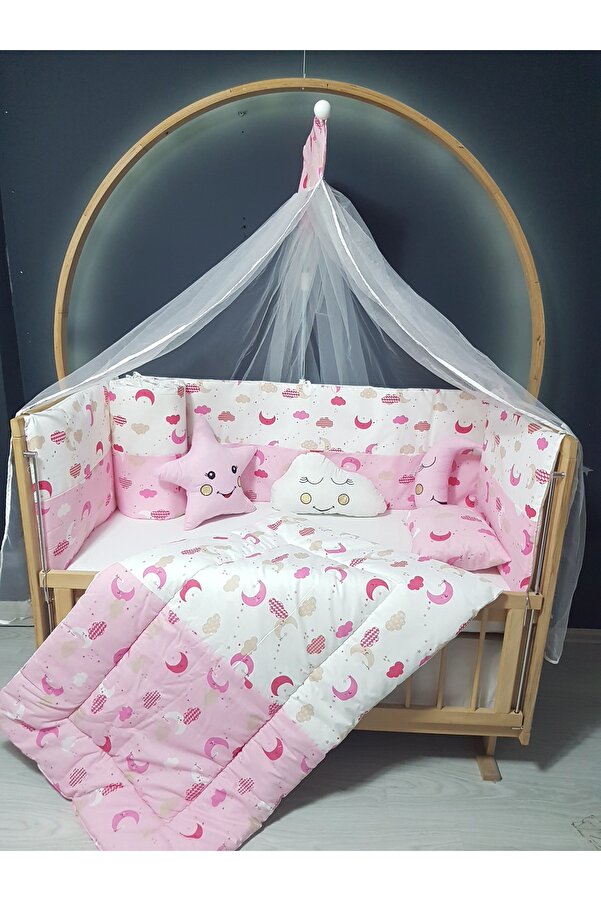 bebek iklimi Baby Girl Sleeping Set 60X120 - with Mosquito Net Tulle ...