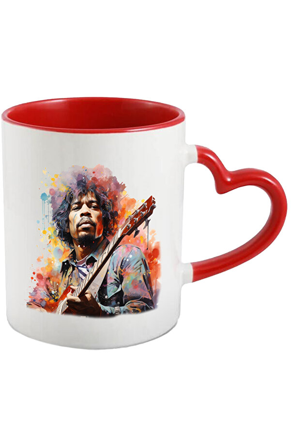 Storygift Romania Jimi Hendrix Mug Guitarist Celebrity Music Multicolor ...