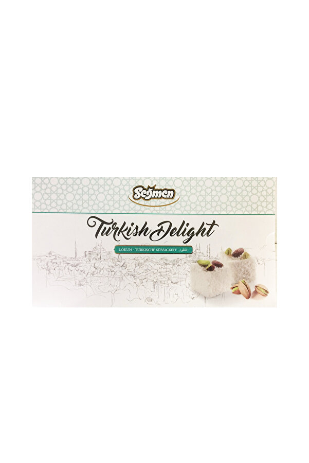 Seğmen Segmen Sultani Turkish Delight with Pistachio – 500g- Trendyol