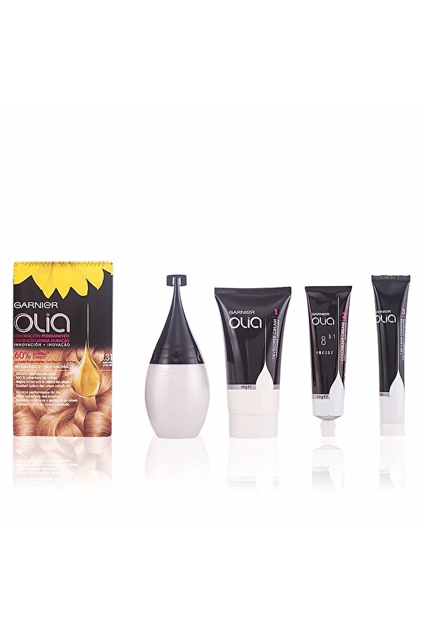 Garnier Olia Coloración Permanente #8,31 Rubio Miel Set 4 Pz- Trendyol