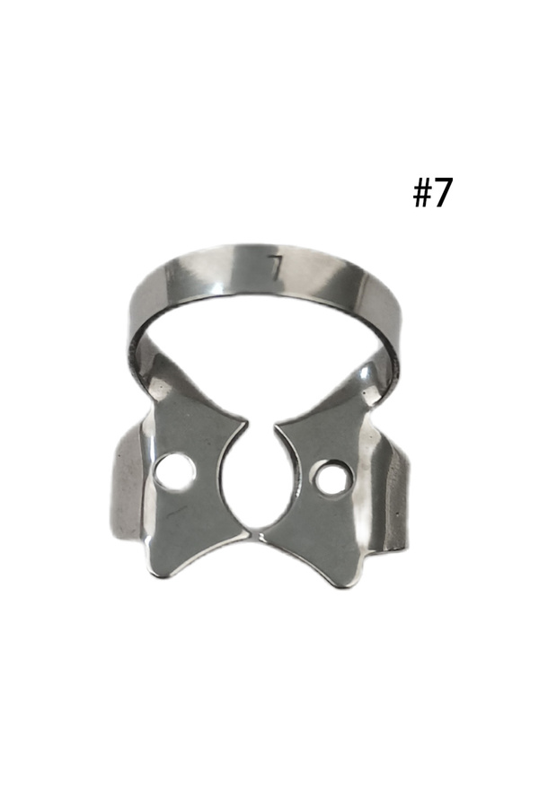 Choice 7 Dental Rubber Dam Clamps Endodontic Restorative Barrier Clips ...