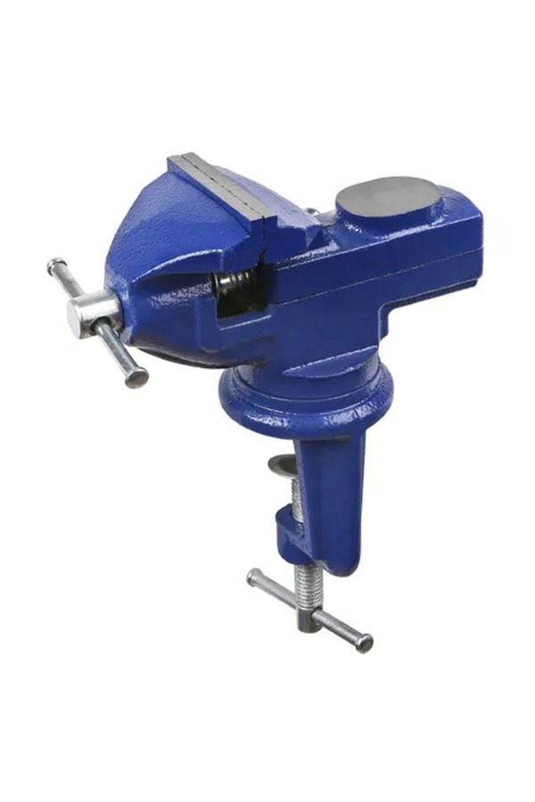 Oem Cast Iron Locksmith S Rotating Vise With Clamping System Blue ...