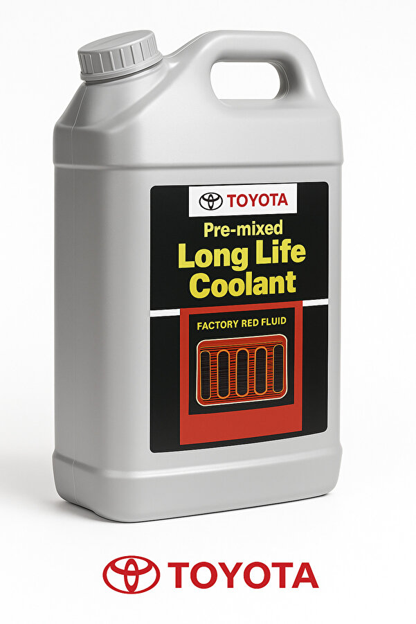 Toyota Genuine Red Radiator Coolant 1 Gallon Long Life Antifreeze ...