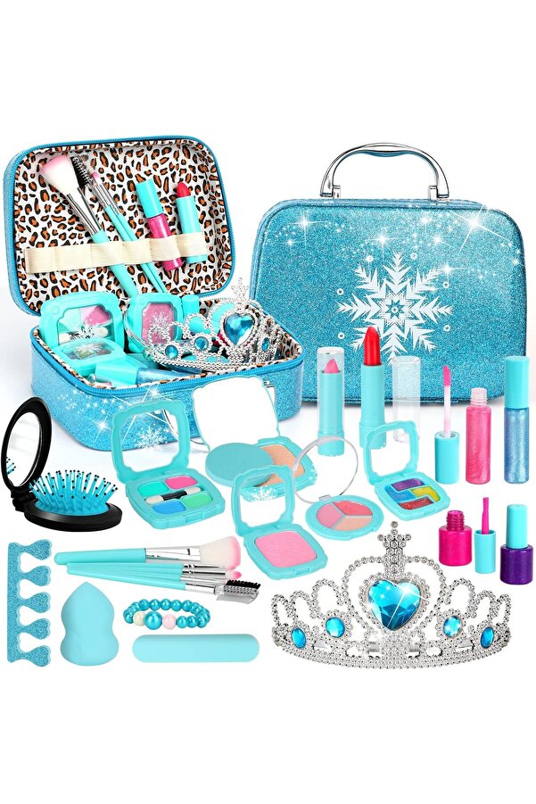 fulina 33-Piece Princess Kids Makeup Kit,Safe, Washable, and Creative ...