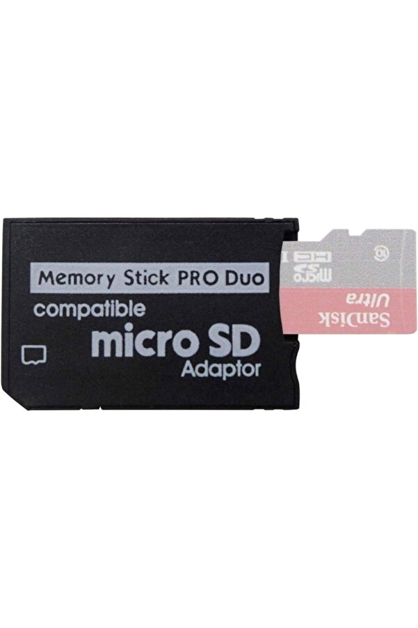 Generic Memory Stick PRO DUO Adaptor, Compatible Micro SD to PSP ...