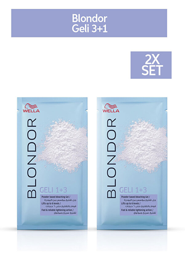 Wella Blondor Geli 3+1 – Professional Powder-Based Hair Bleach for High ...