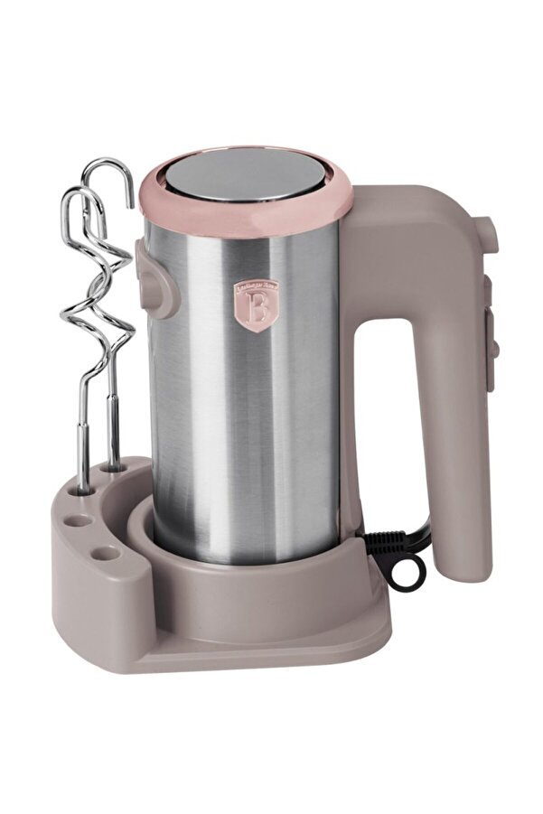 Berlinger Haus Hand Mixer With Stand Taupe Collection - Trendyol