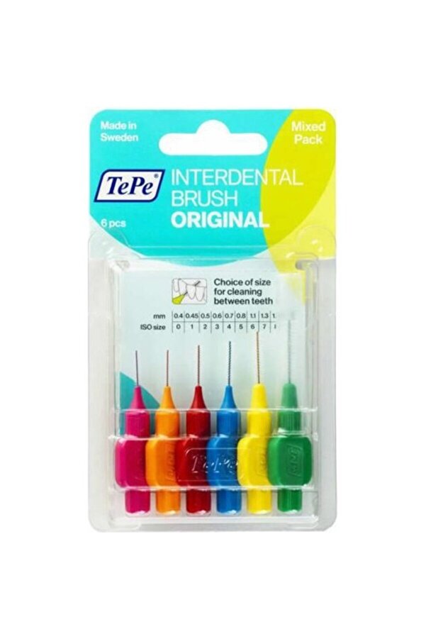 TePe Blister Interface Brush Assorted Set 6 Pieces T186- Trendyol