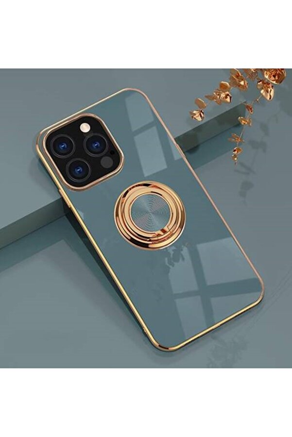Generic Phone Case For iPhone 14 Pro Max 360°Rotatable Ring Holder ...