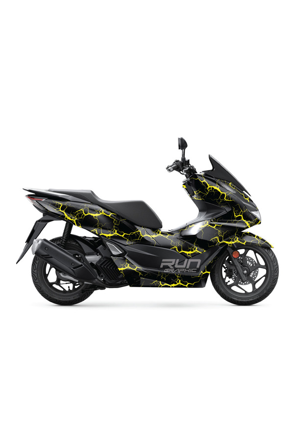 Run Grafik Shop Honda Pcx 2021-2024 Lightning Fairing Graphics Set Kit ...