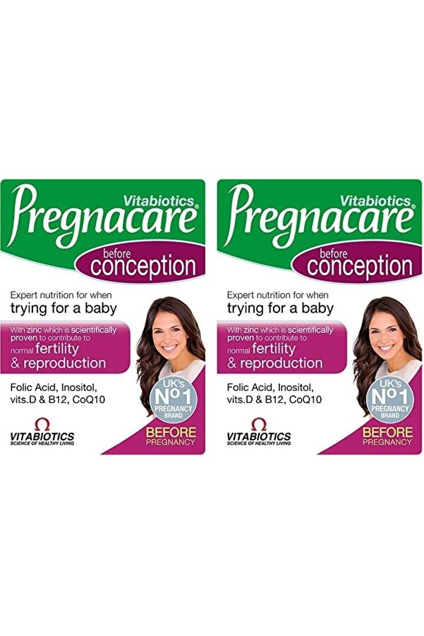 Vitabiotics Pregnacare Conception 30 Tablets (Pack of 2)- Trendyol