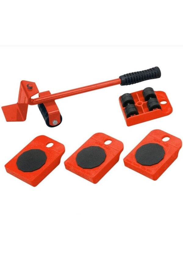 OEM Set cric cu 4 suporturi cu role pentru deplasarea obiectelor foarte ...