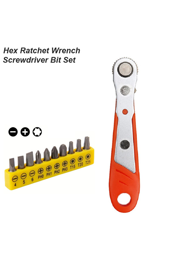 atooltour مجموعة مفك براغي صغير بسقاطة، مفتاح ربط سقاطة، مفك براغي ...