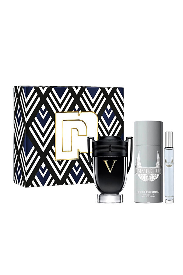 Paco Rabanne Invictus Victory Gift Set Men Edp 100 Ml Deodorant Spray ...
