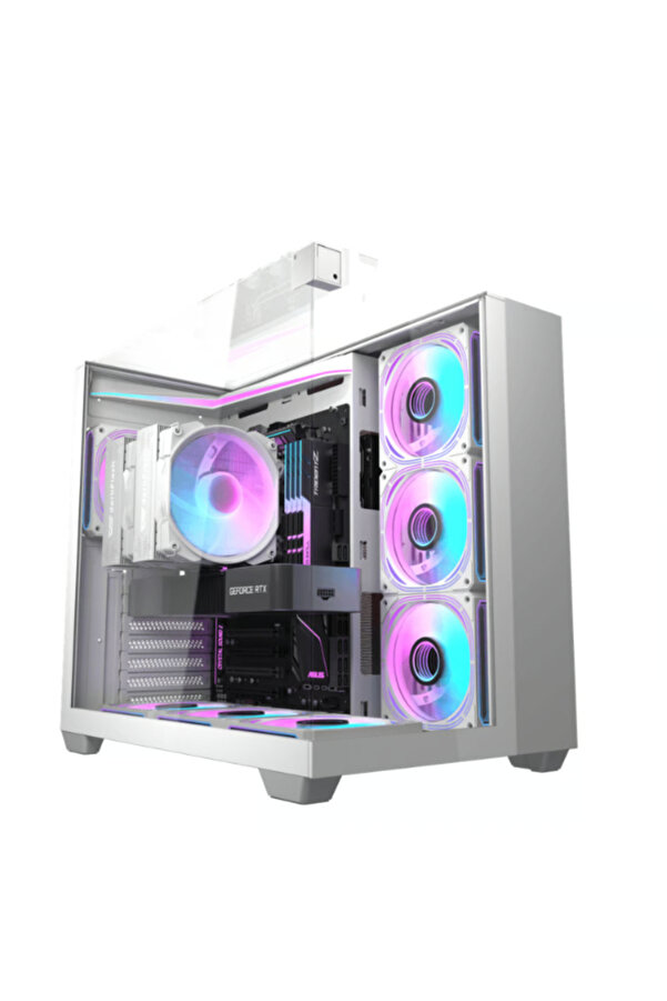 Dark Flash Darkflash Th285 Atx With 4 Fans Argb M Tower Gaming Case ...