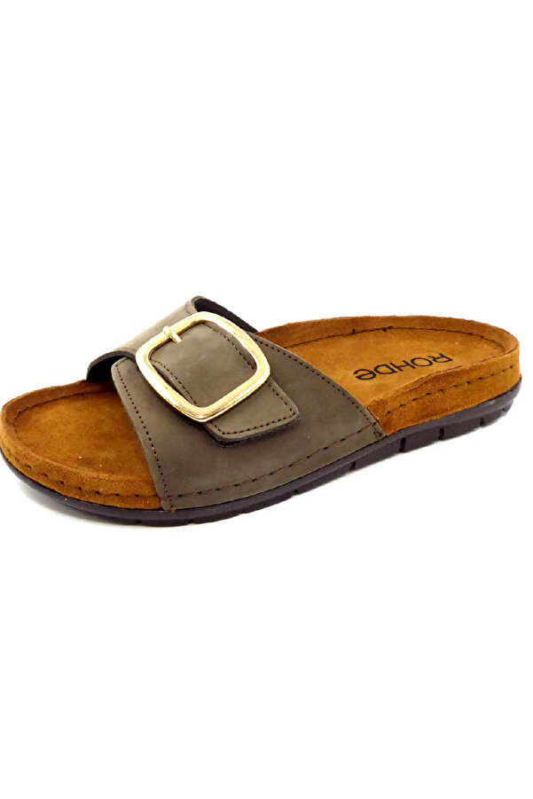 Rohde Komfort Sandalen für Damen in grün- Trendyol