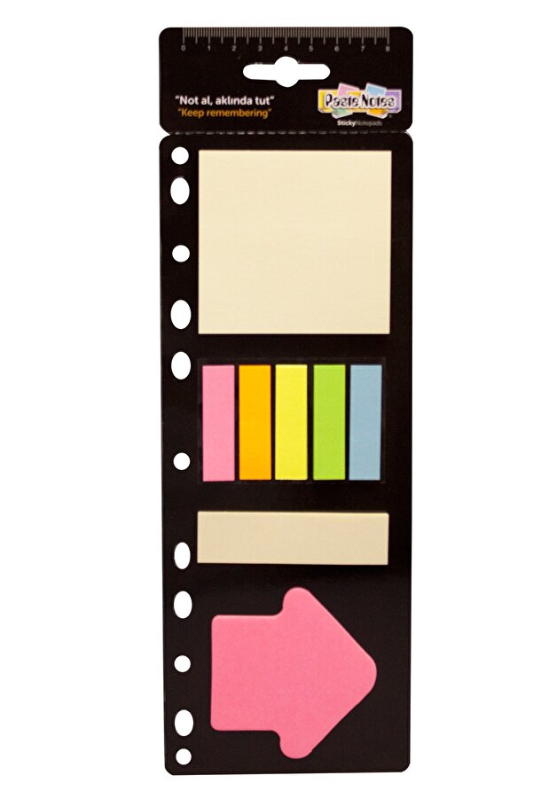 Paste Notes مجموعة ورق ملاحظات لاصق منظم- Trendyol