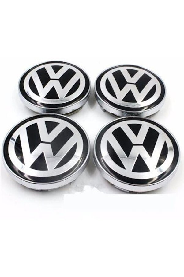 Volkswagen Set 4 capacele roti 60mm Passat/Golf/CC, pentru jante aliaj ...