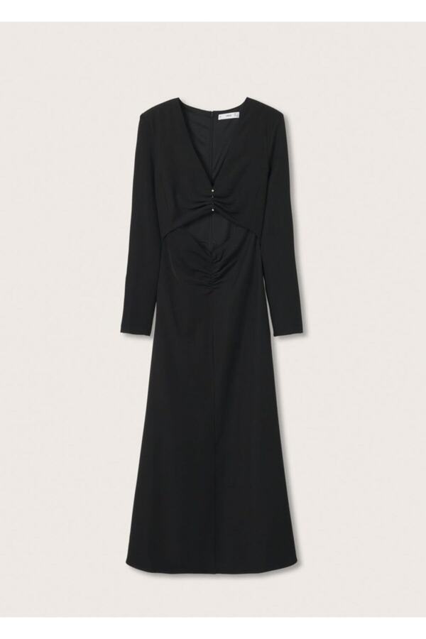 MANGO Rochie de dama neagra- Trendyol