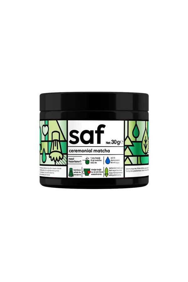 Saf Nutrition Pure Ceremonial Grade Matcha 30 Gr- Trendyol