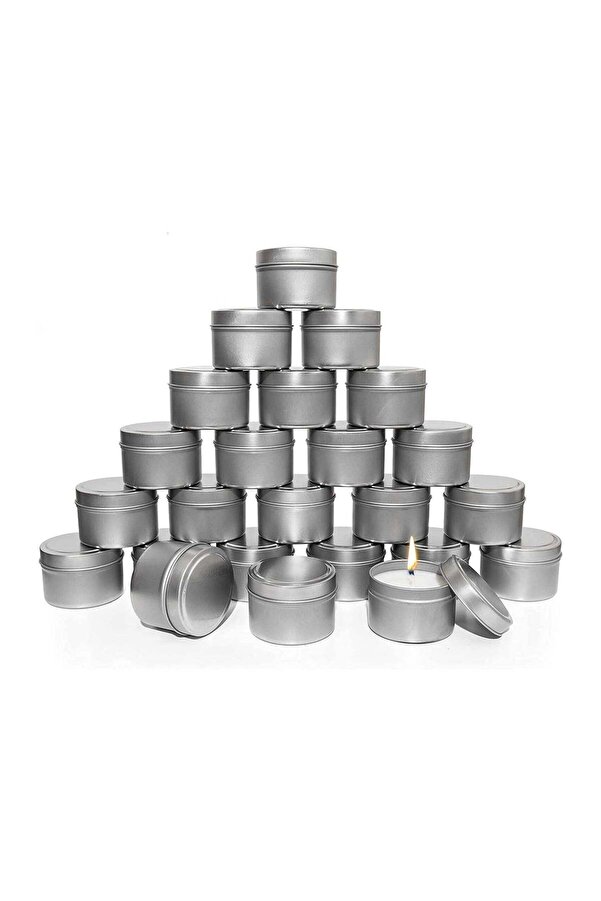 Generic SYOSI Candle Tins, 5 Piece, Metal Candle Containers for Making ...