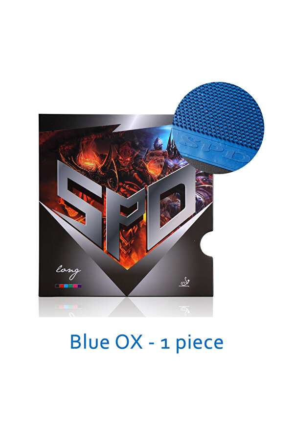 Choice 1 Blue OX SPD Super Long Pips Table Tennis Rubber (OX ...