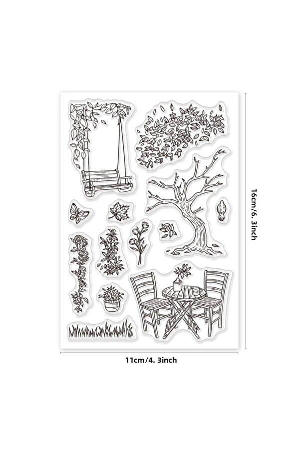 tree swing coloring pages