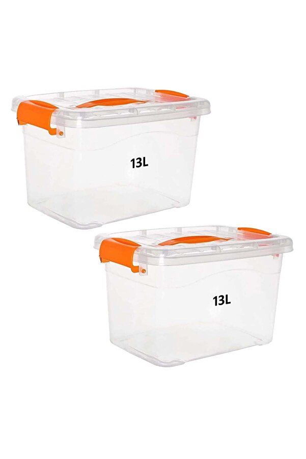 Generic TRASSLE Stackable Plastic Storage Bins with Lids and Latching ...