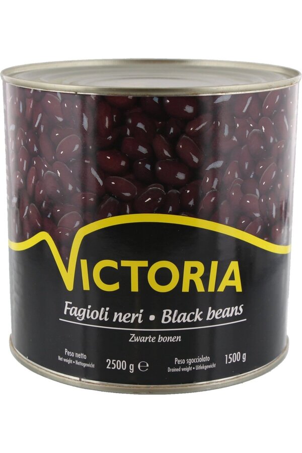 Victoria Boiled beans, canned, black beans, 2500gr- Trendyol