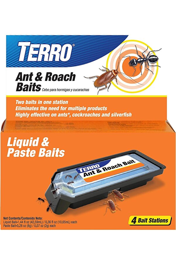 TERRO T360 Ant & Roach Bait - Indoor Ant Killer and Roach Killer ...