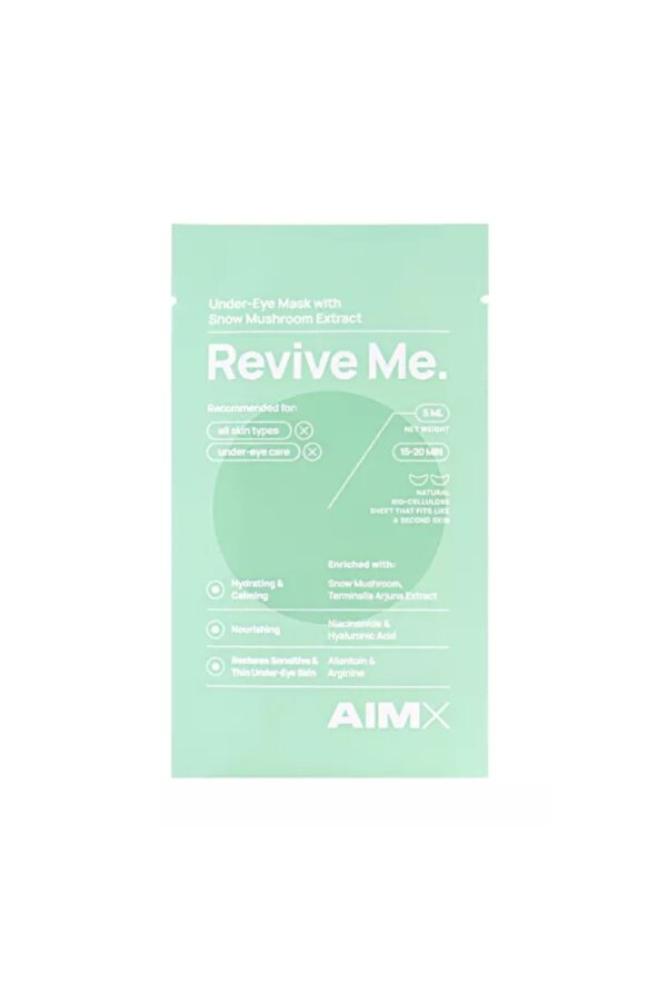 AIMX Revive Me Eye Patch Mask with hyaluronic acid, tremella extract ...