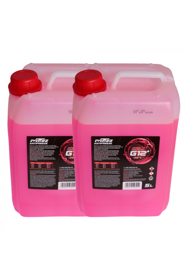 MTR Pachet 10 litri antigel concentrat G12+ rosu- Trendyol