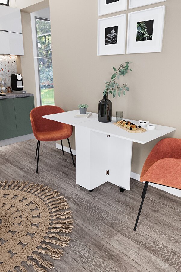 Decorfim Masa extensibila bucatarie – pliabila - living Ultra Flamingo ...