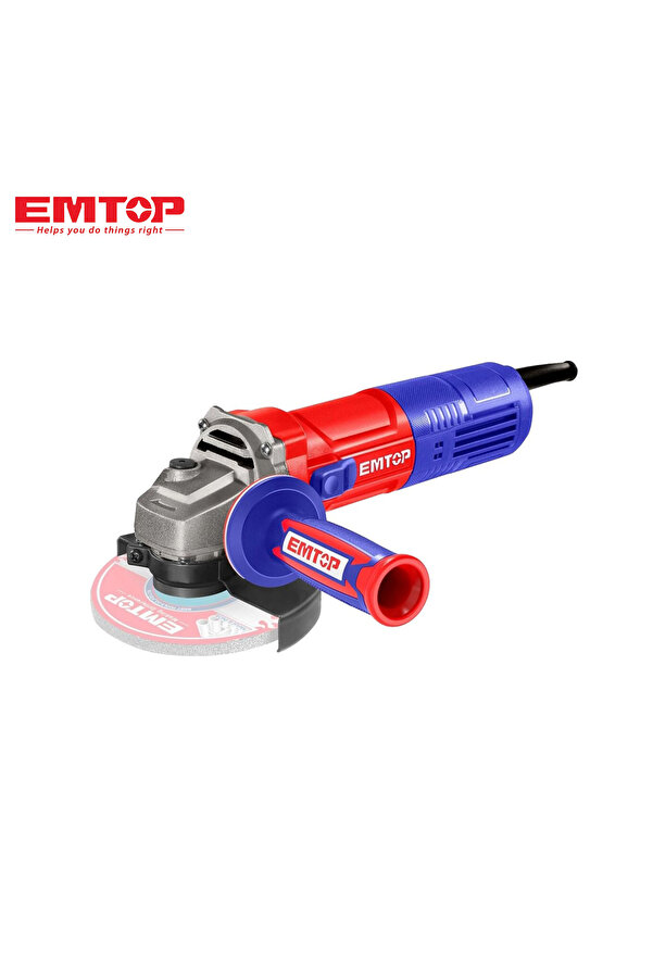 EMTOP 125mm Electric Cutting Angle Grinder - 900W with 12000 RPM ...