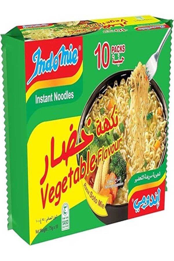 Indome Indomie Soto Instant Noodles Vegetable Flavour With Seasoning ...