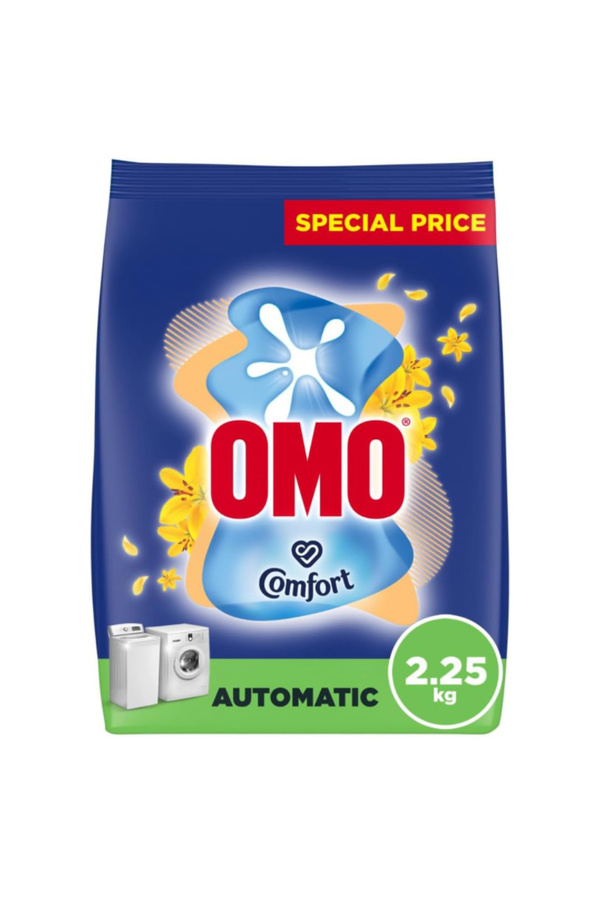 Omo Automatic Laundry Detergent Powder, Touch of Comfort, up to 100% ...