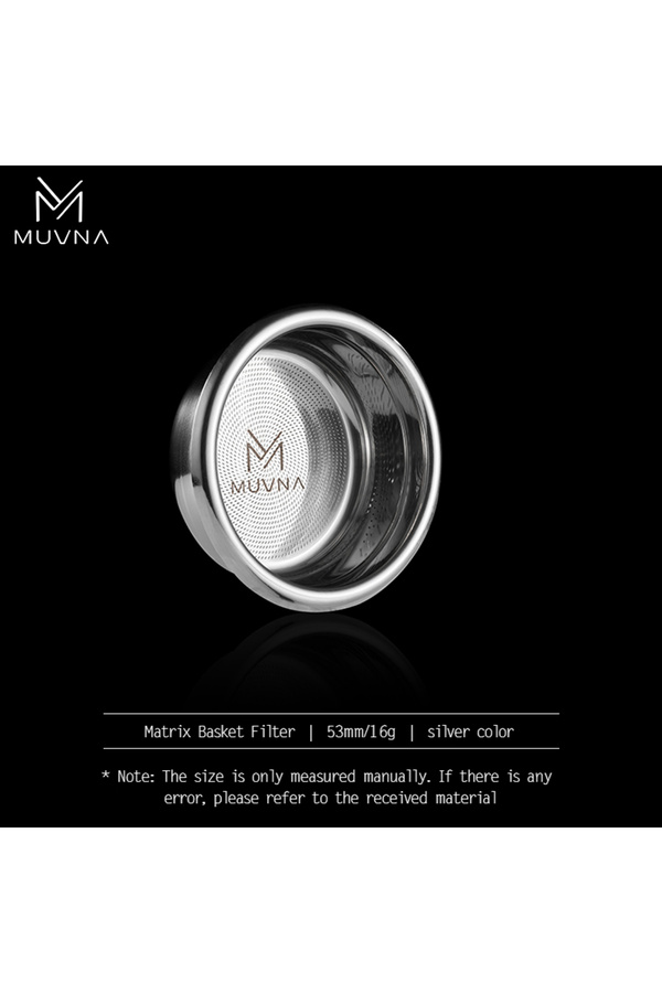 Choice 53mm 16g Silver MUVNA Precision High Extraction Matrix Basket ...