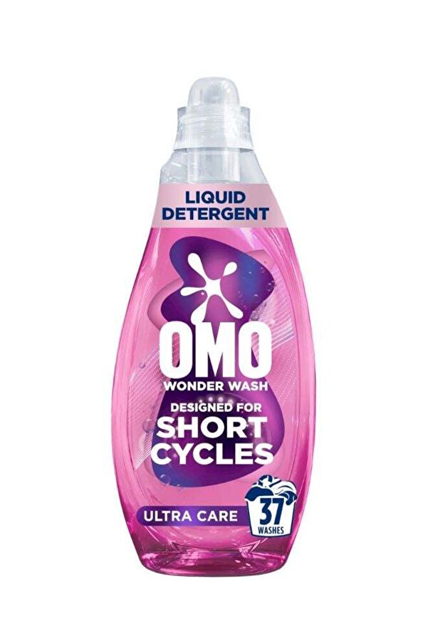 Omo Wonder Wash Liquid Laundry Detergent Ultra Care for Short Cycles ...
