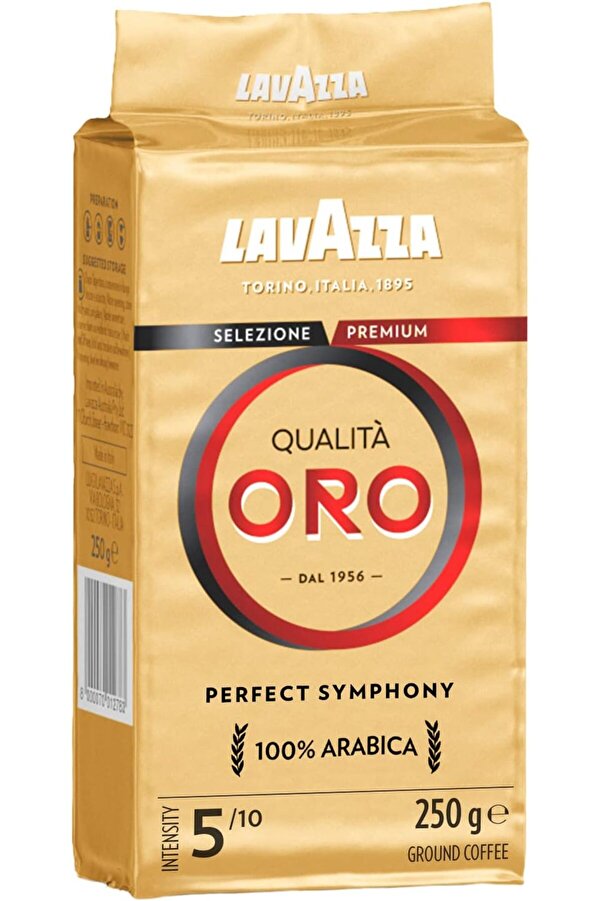 Lavazza Qualita Oro Arabica Ground Coffee 250gms Vacuum Pack - Trendyol