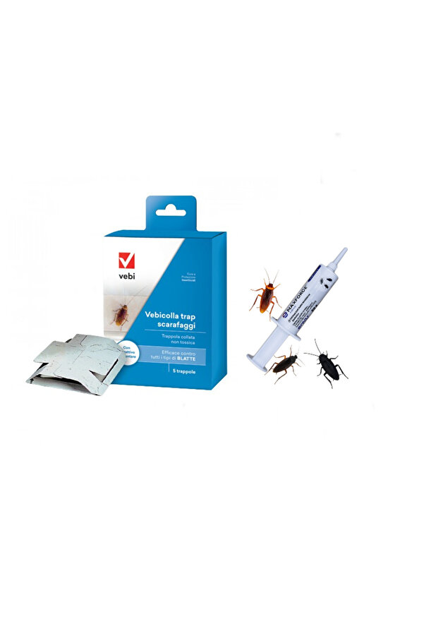 Vebi Capcane lipicioase gandaci 5 buc si insecticid gel Maxforce Bayer ...