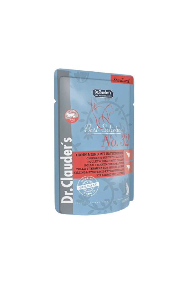 Dr.Cat Dr. Clouders Best Selection No. 32 Chicken & Beef Sachets for ...