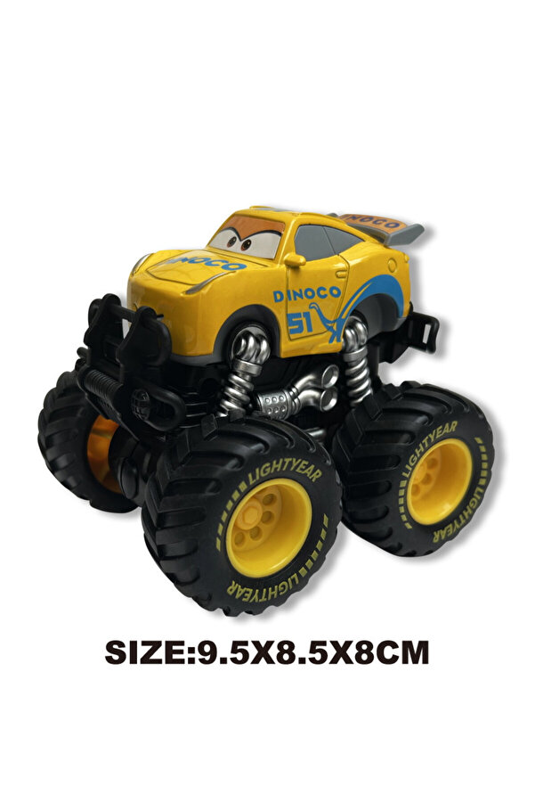 DİSNEY Cruz Cars Pixar Cars Lightning McQueen Mater Sheriff 4WD-4 Wheel ...