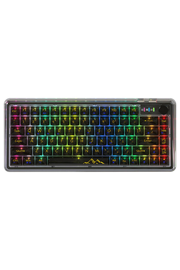Attack Shark K75 Pro Transparent Mechanical Wireless Gaming Keyboard ...