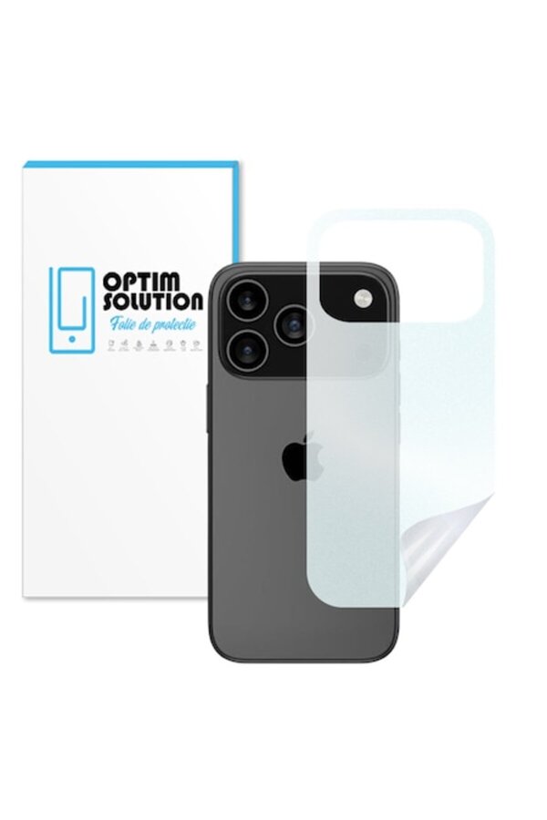 Optim Solution Folie spate mată hidrogel regenerabilă pentru Apple iPhone 17 Pro Max- Trendyol