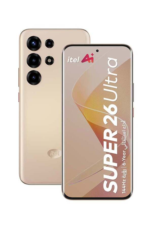 İtel S26 Ultra Dual SIM Blush Pink Gold 8+8GB RAM 256GB 4G - Middle ...
