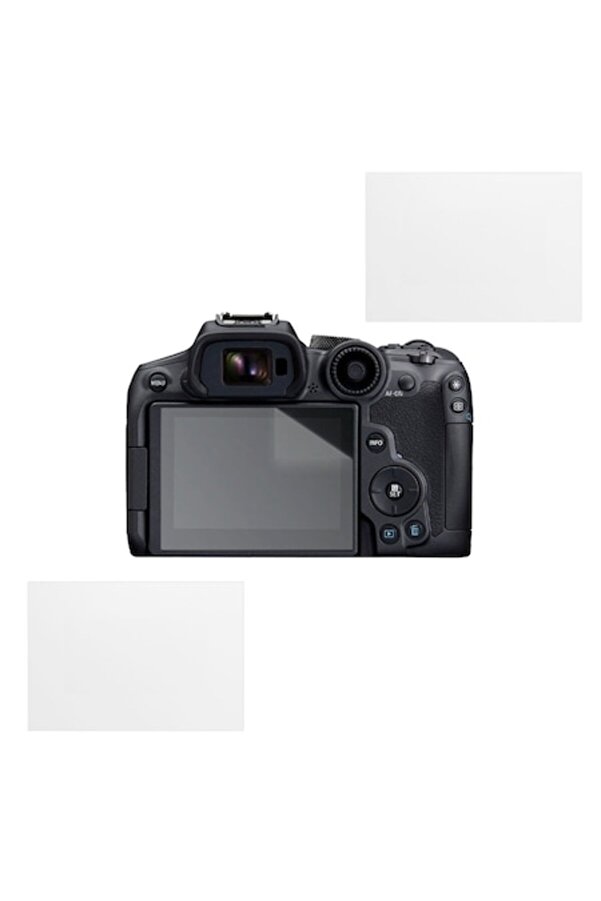 COMANDO Set protectie compatibil cu Canon EOS R8, Focus Shield, 2 Folii ...