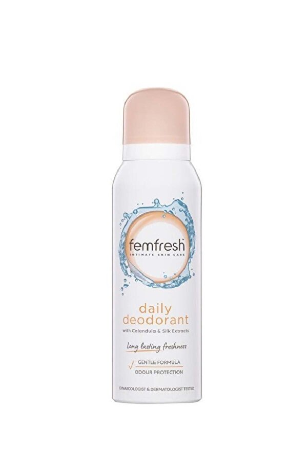 Femfresh Daily Care Freshness Deodorant Spray with Moisturizing Silk Extract for Intimate Areas ...