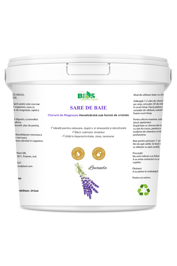 Bios Mineral Plant Therapeutic Bath Salt - Magnesium (Nigari salt) and ...